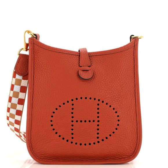Hermes | Bags | Hermes Evelyne Bag Gen Iii Clemence Tpm Brown | Poshmark
